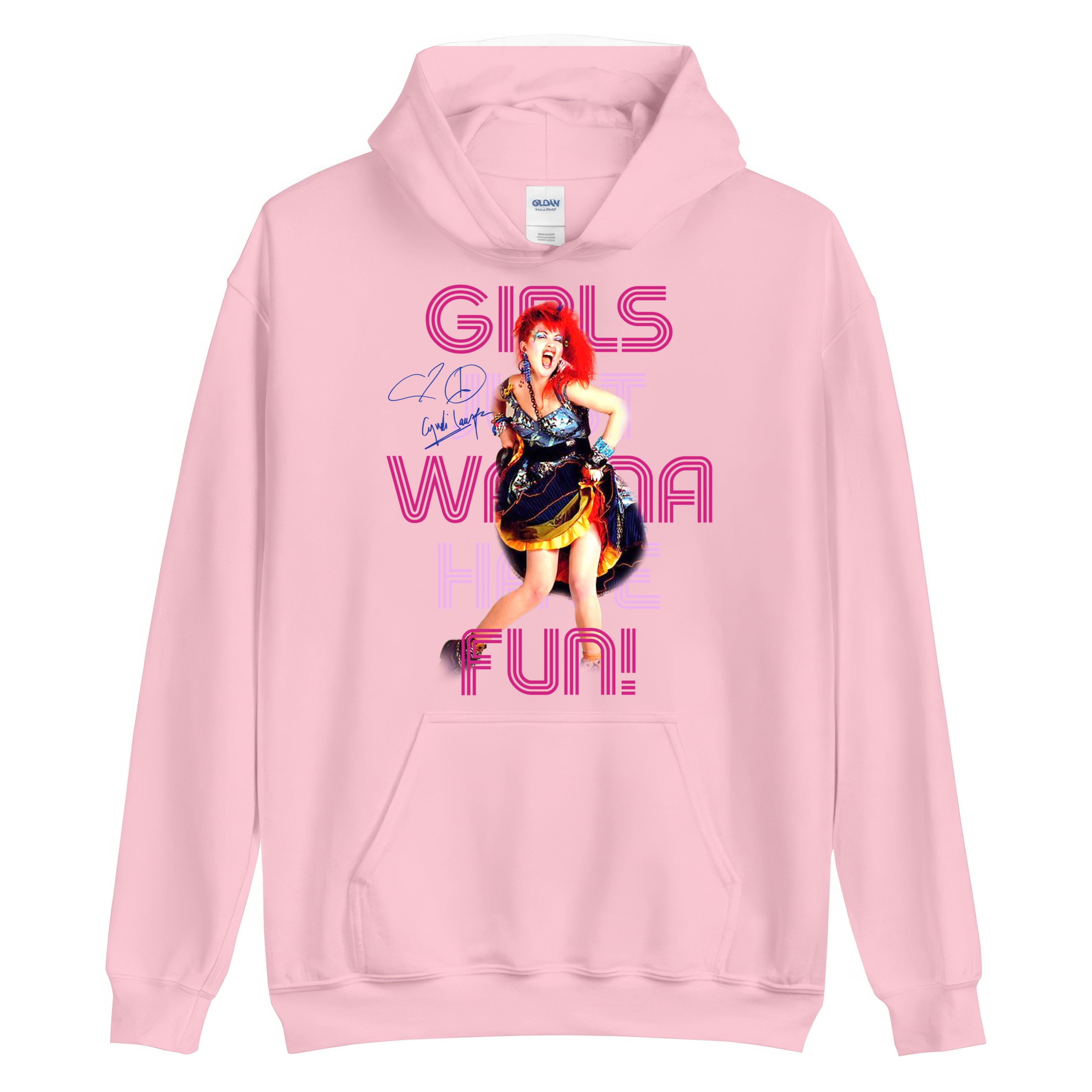 Cyndi Lauper Girls Just Want To Have Fun Short Sleeve White All Size ...