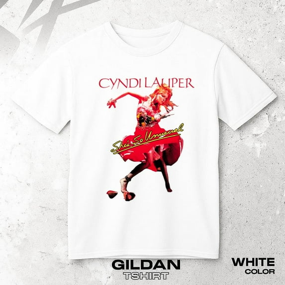 Cyndi Lauper Shes So Unusual Album 80s Pop Music Icon Fan Unisex T ...