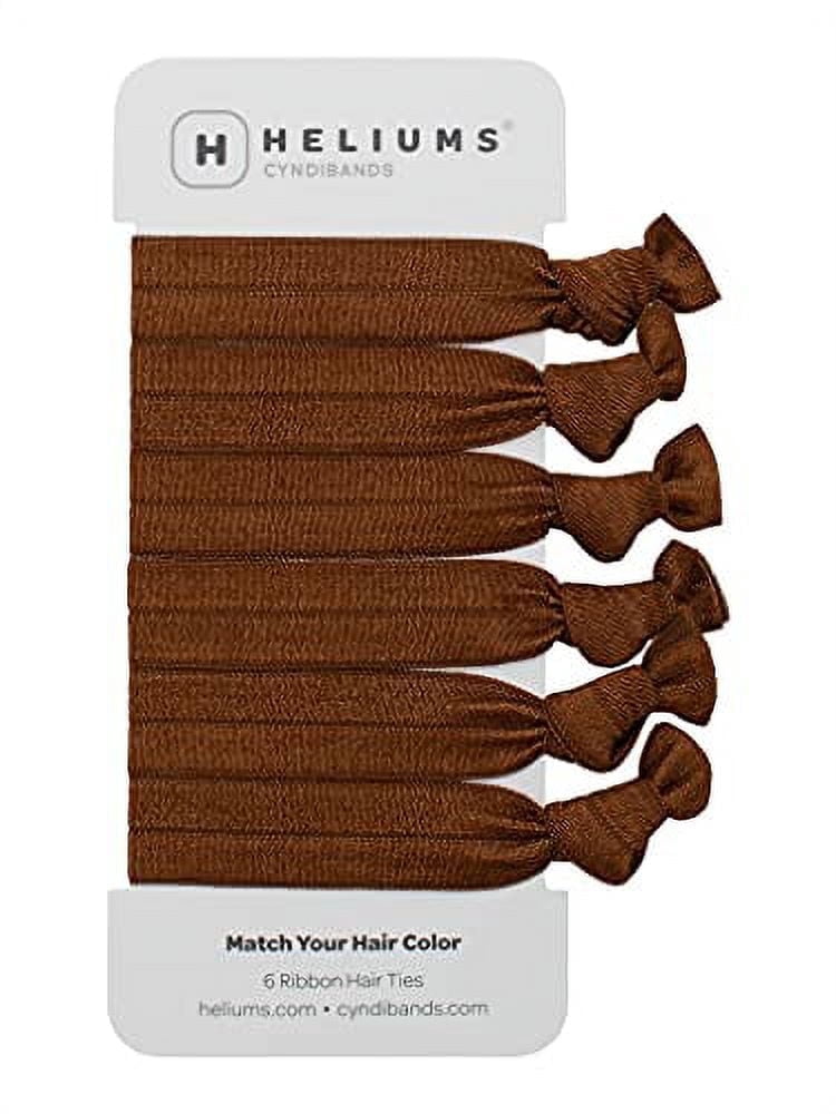 Cyndibands Medium Brown Chocolate Knotted Ribbon Gentle Elastic Hair ...