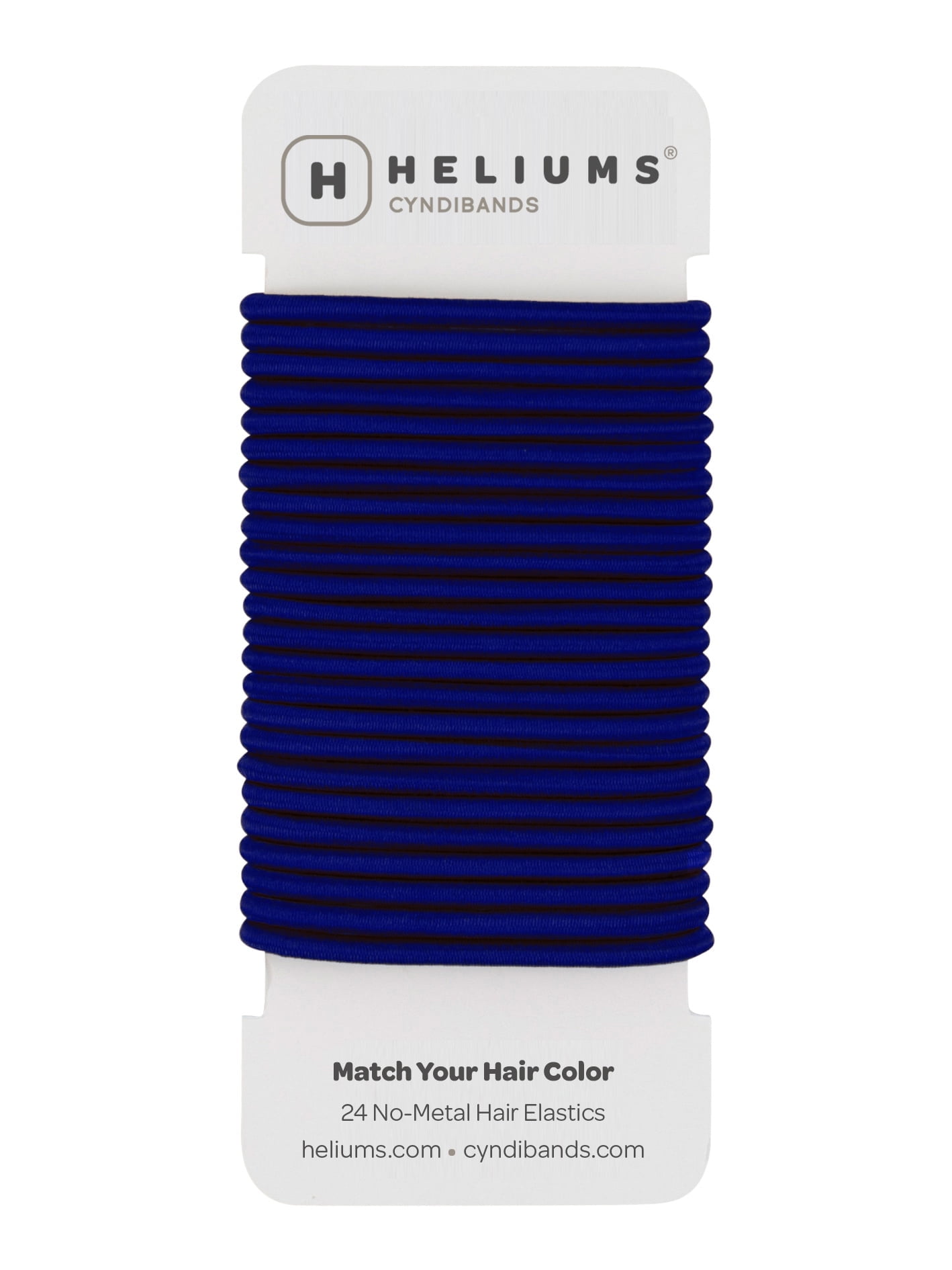 Cyndibands Elastic Hair Ties – Navy Blue - No Damage 4mm Ponytail ...