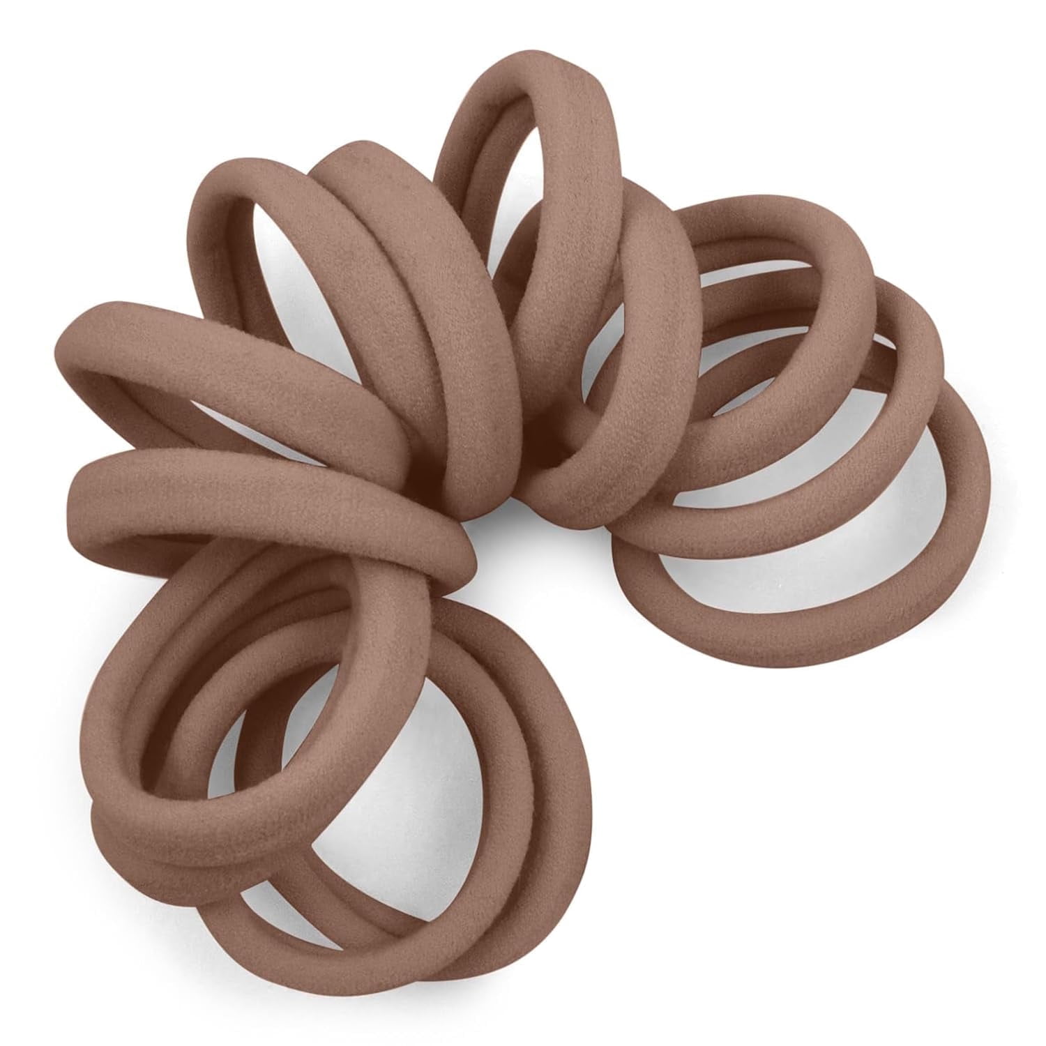 Cyndibands Seamless Hair Ties - Light Brown - Gentle Hair Ties No ...
