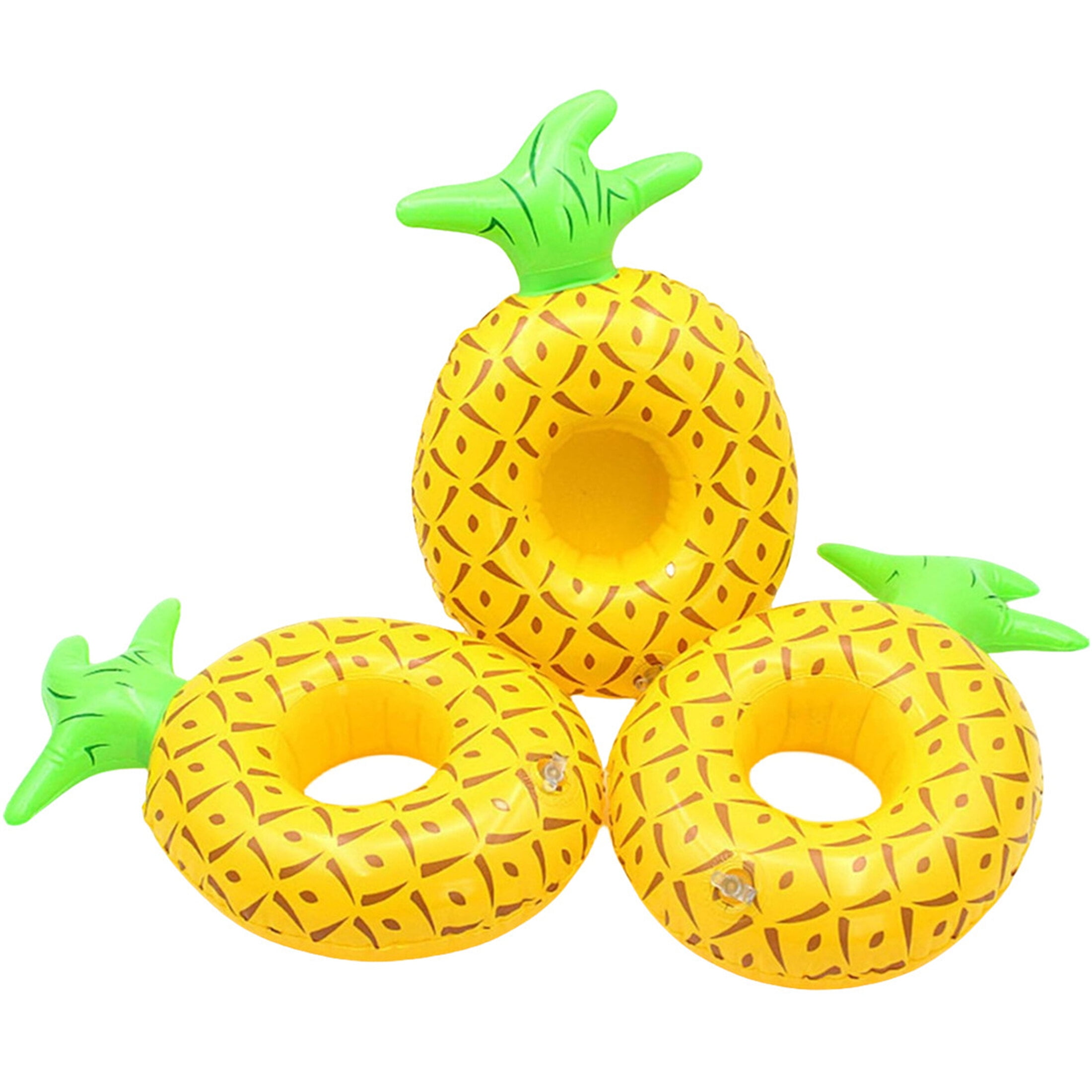 Cyninesm 3 Pcs Inflatable Drink Holders Floating Cup Holders Drink ...