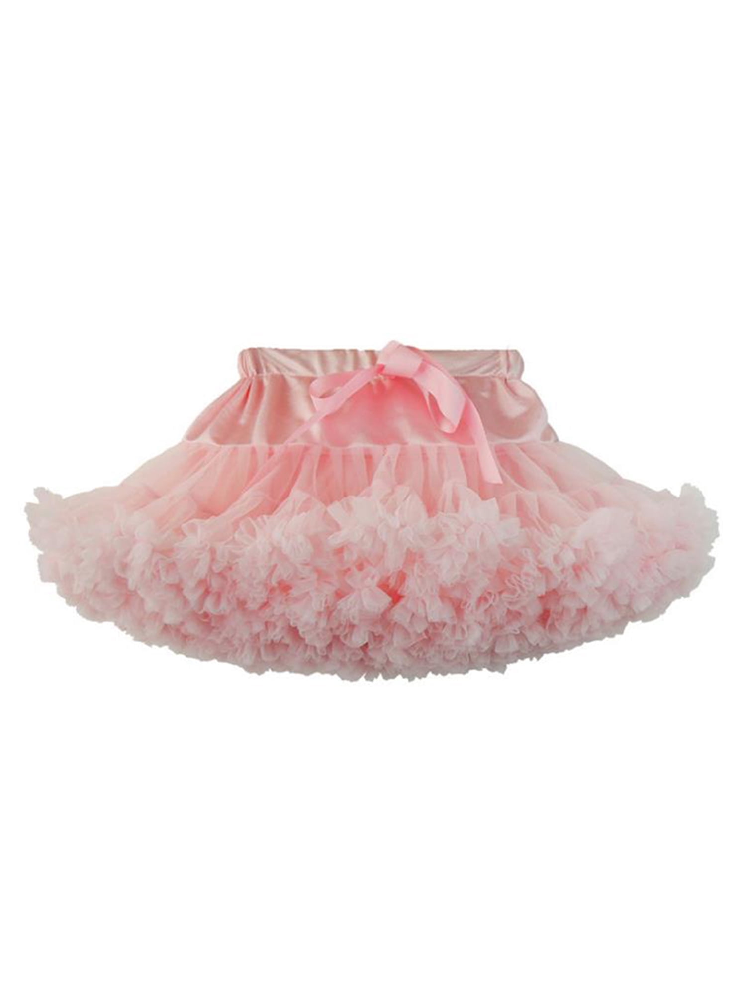 Cyninesm Girl Tutu Skirt 3 Layers Tulle Tutus for Little Girls Fluffy ...