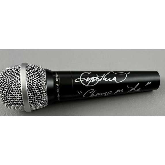 Cynthia Signed Autographed Microphone "Change on Me" Singer JSA AR82164 ...