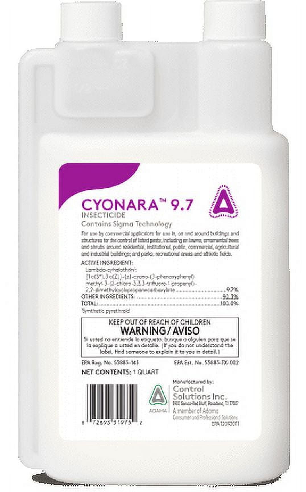Cyonara 9.7 Insecticide, 8oz, 9.7% Lambda-cyhalothrin, Indoor and ...
