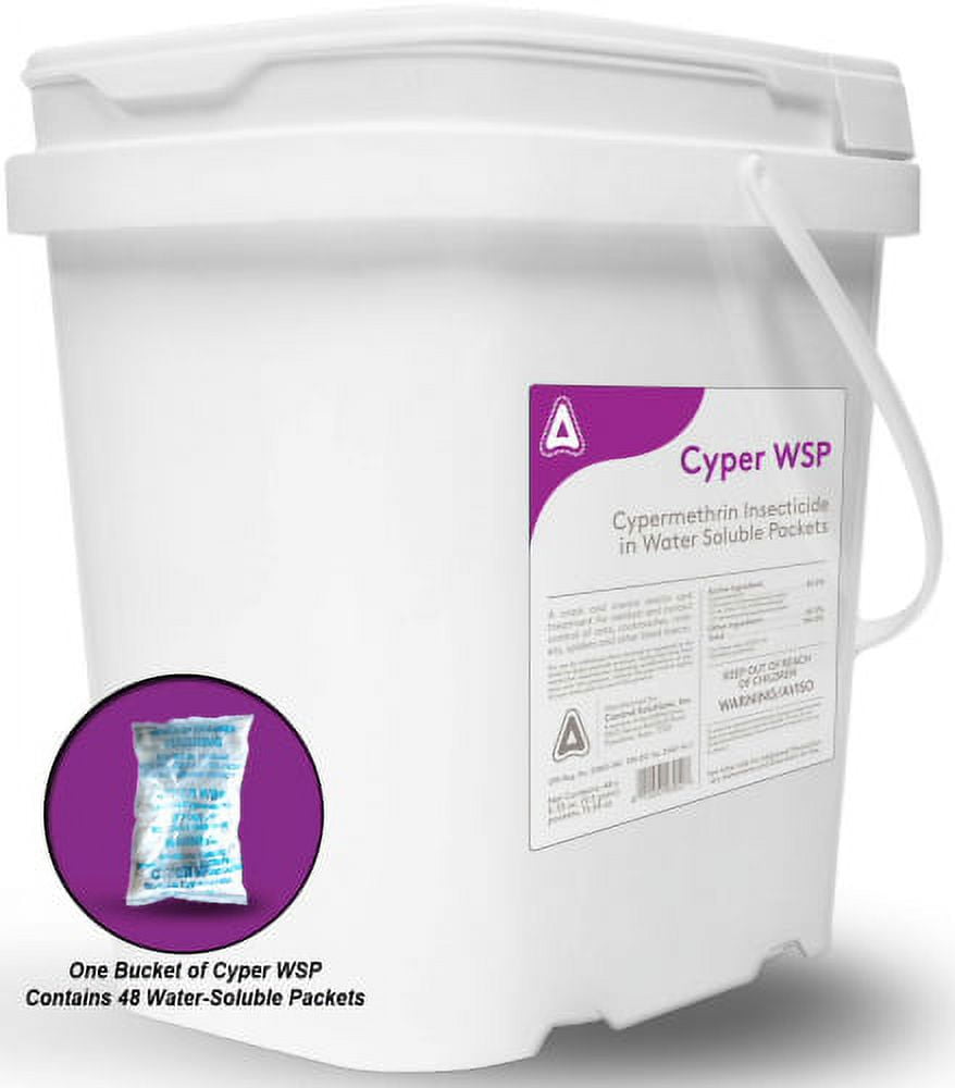 Control Solutions Cyper WSP Pest Control Packets, Water Soluble, 48 Ct ...