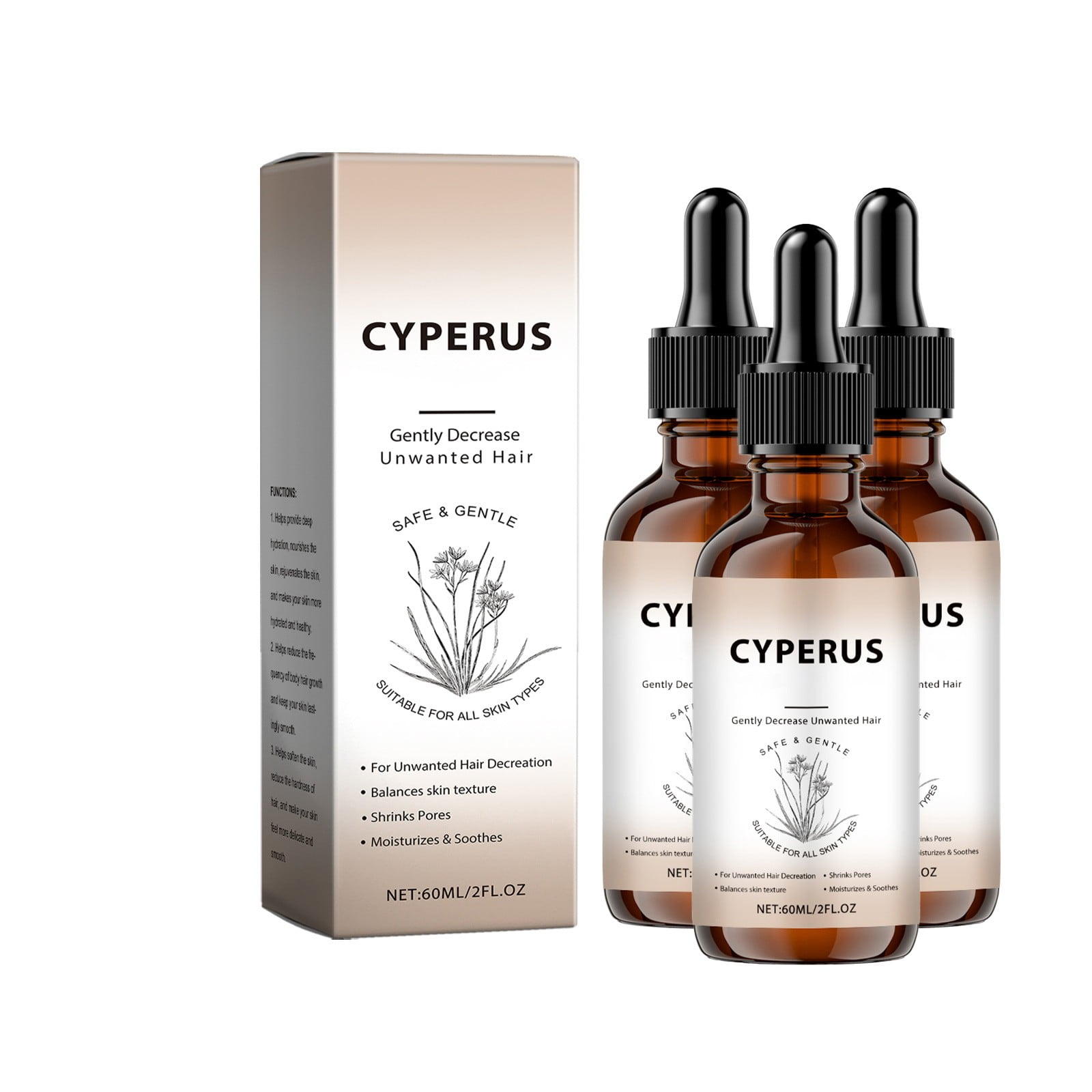 Cyperus Rotundus Oil: Cyprus Oil Natural Nut Grass Oil for Reducing ...