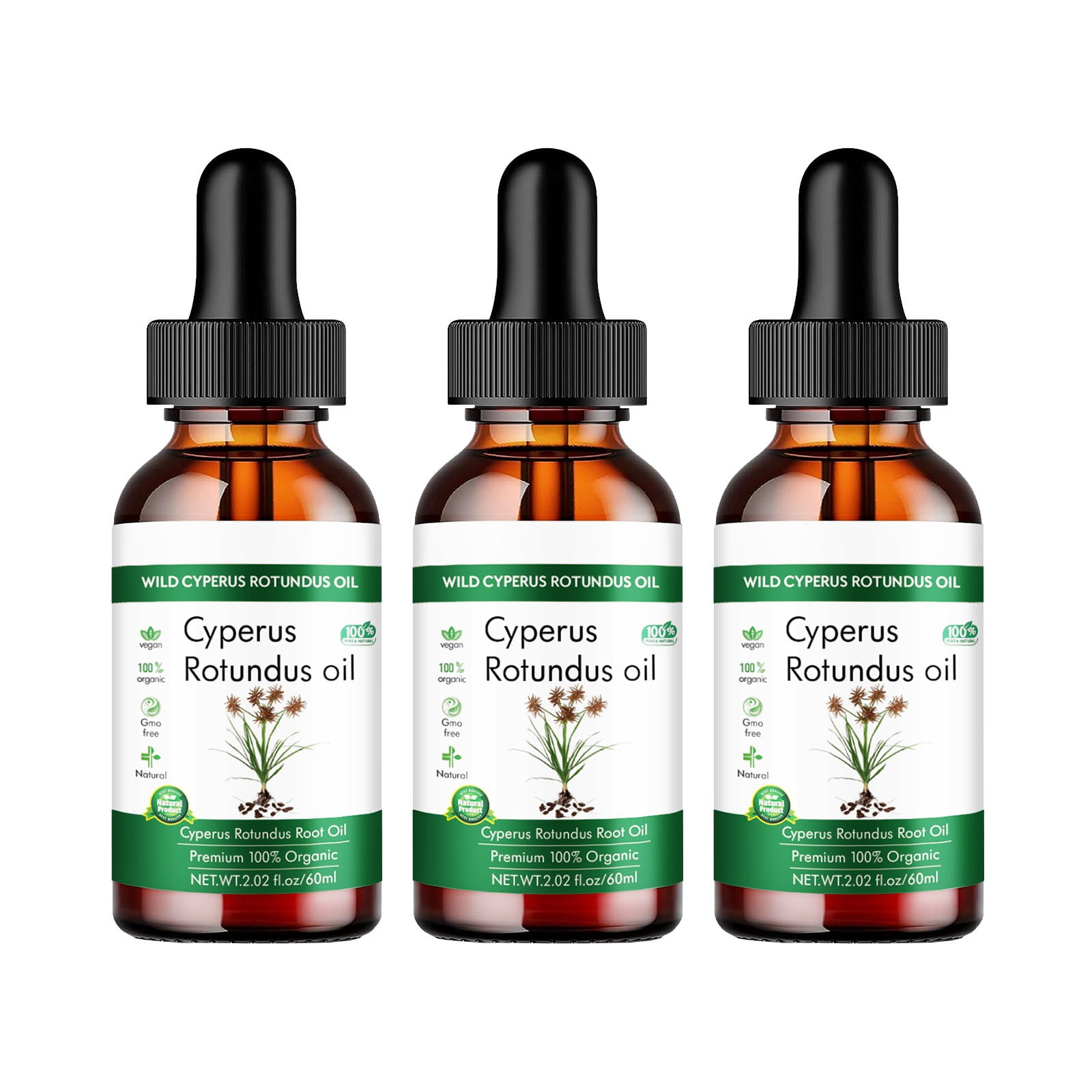 Cyperus Rotundus Oil, Cyprus Oil Natural Nut Grass Oil for Reducing ...