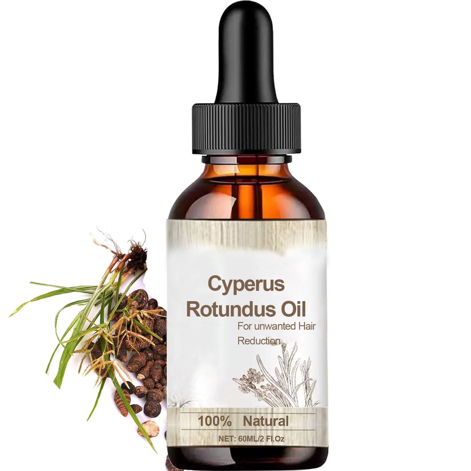Cyperus Rotundus Oil for DPF11 Hair Removel, Growth Inhibitor, Removal ...