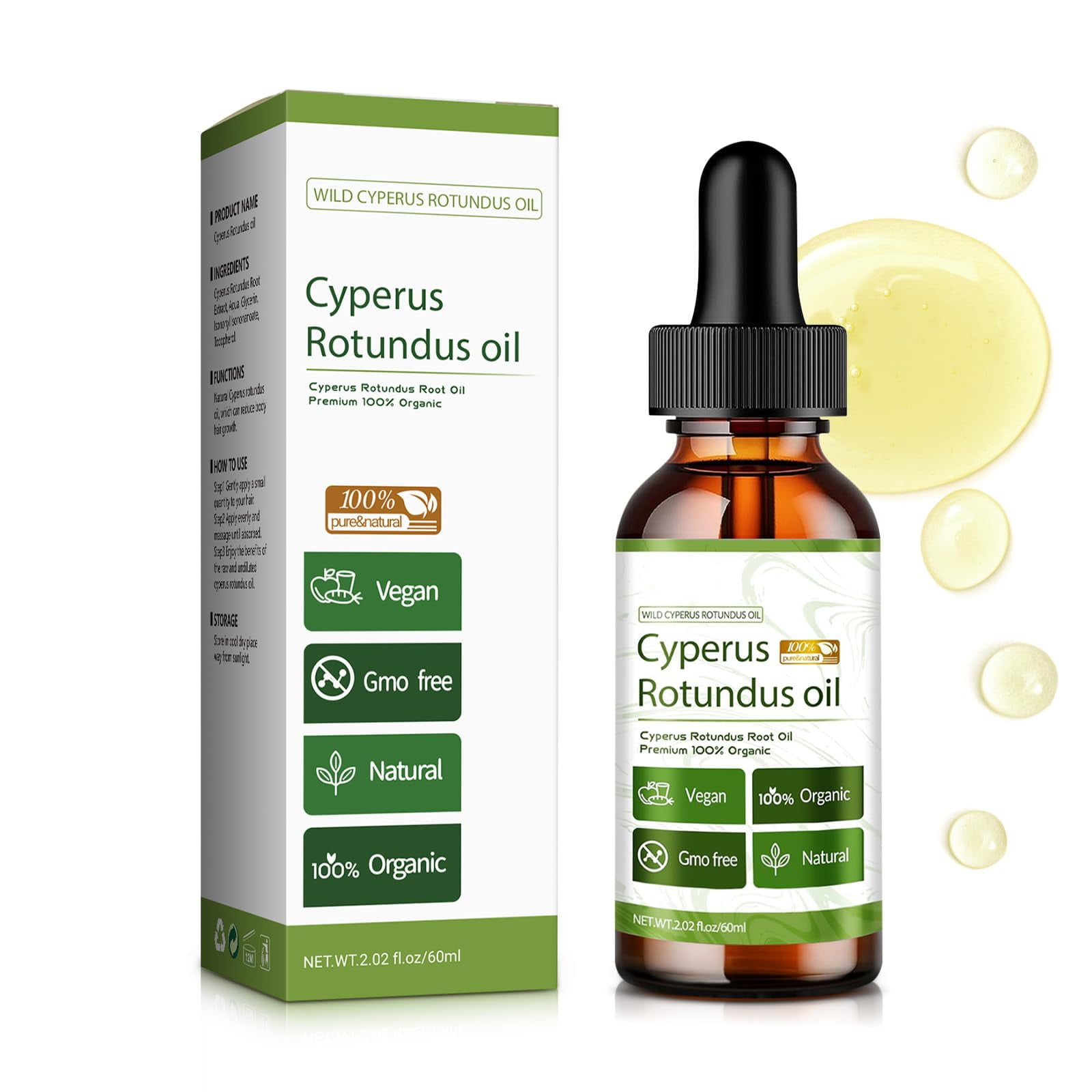 Cyperus Rotundus Oil, Natural TGF4 Rotundus Oil for Hair Removal ...