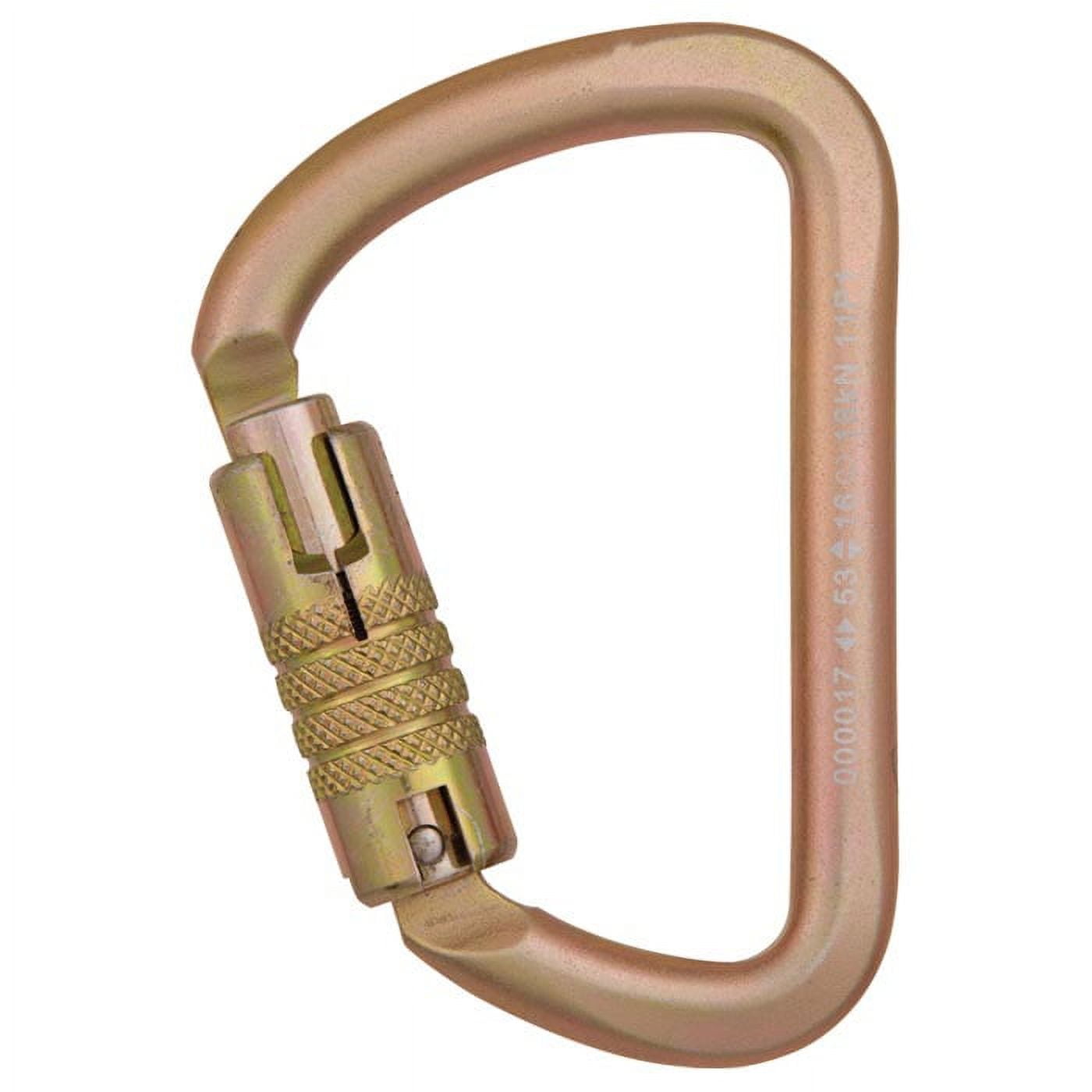 Cypher Liberty G Series Large D Steel Keylock Carabiner - ANSI 3AL Zinc ...