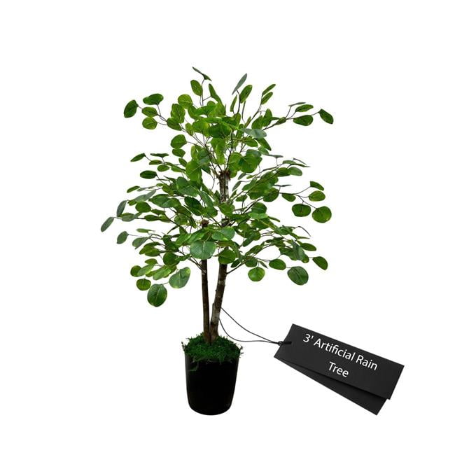 Cypress & Alabaster Handmade 3' Artificial Rain Tree In Home Basics ...