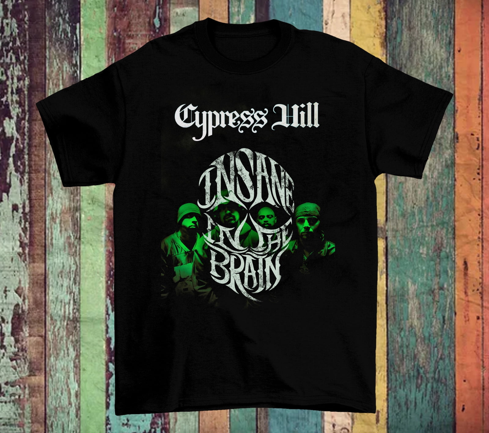 Cypress Hill Insane in the Brain Short Sleeve Black Size S-5XL T-Shirt - Walmart.com