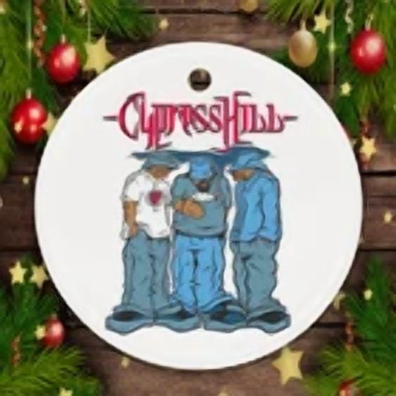 Cypress Hill Ornament Fans Gift Christmas Ornament Gift Idea Family Newhome 2PCS Ornaments ...