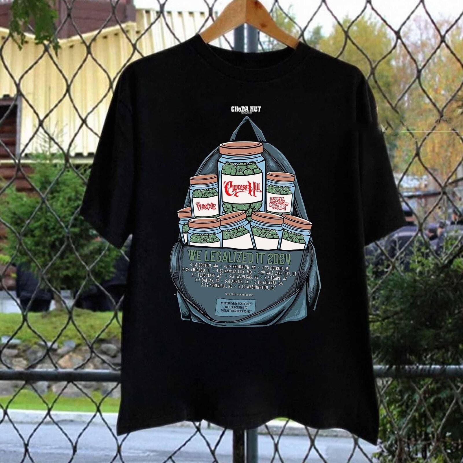 Cypress Hill We Legalized It 2024 Tour Shirt Cypress Hill Band Fan Shirt Cypre - Walmart.com