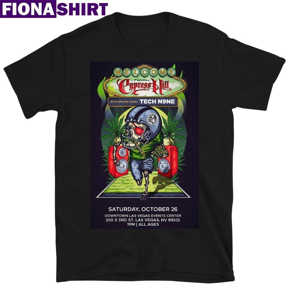Cypress Hill With Special Guest Tech N9ne Oct 26 2024 Poster Shirt ...