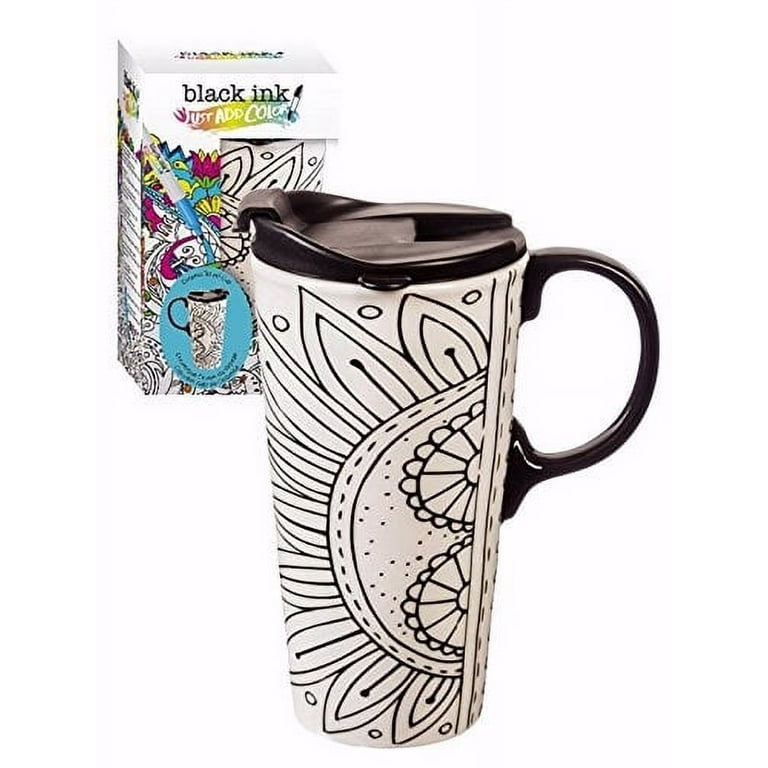 coffee mug coloring book