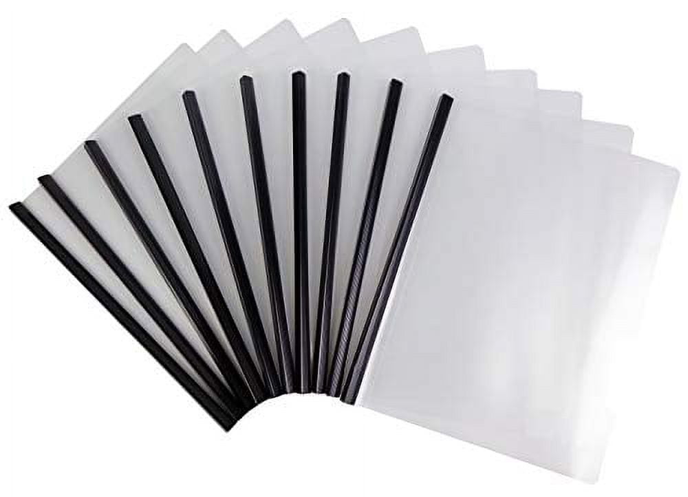 Cypress Lane Letter-Size Sliding Bar File Organizer, Clear, 10 Pack ...