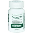 Cypress Poly Iron 150mg Capsules - Strong Blood Builder Iron Supplement ...