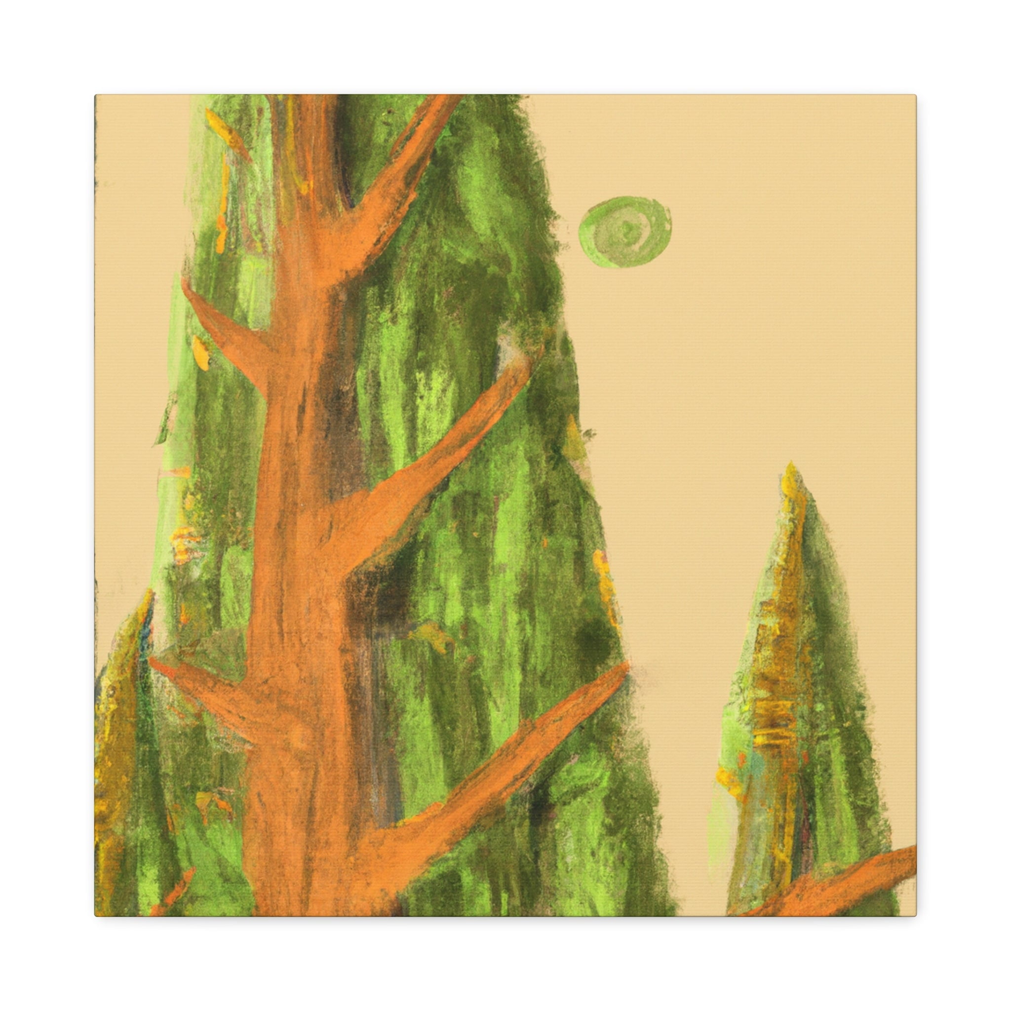 Cypress Tree Painting