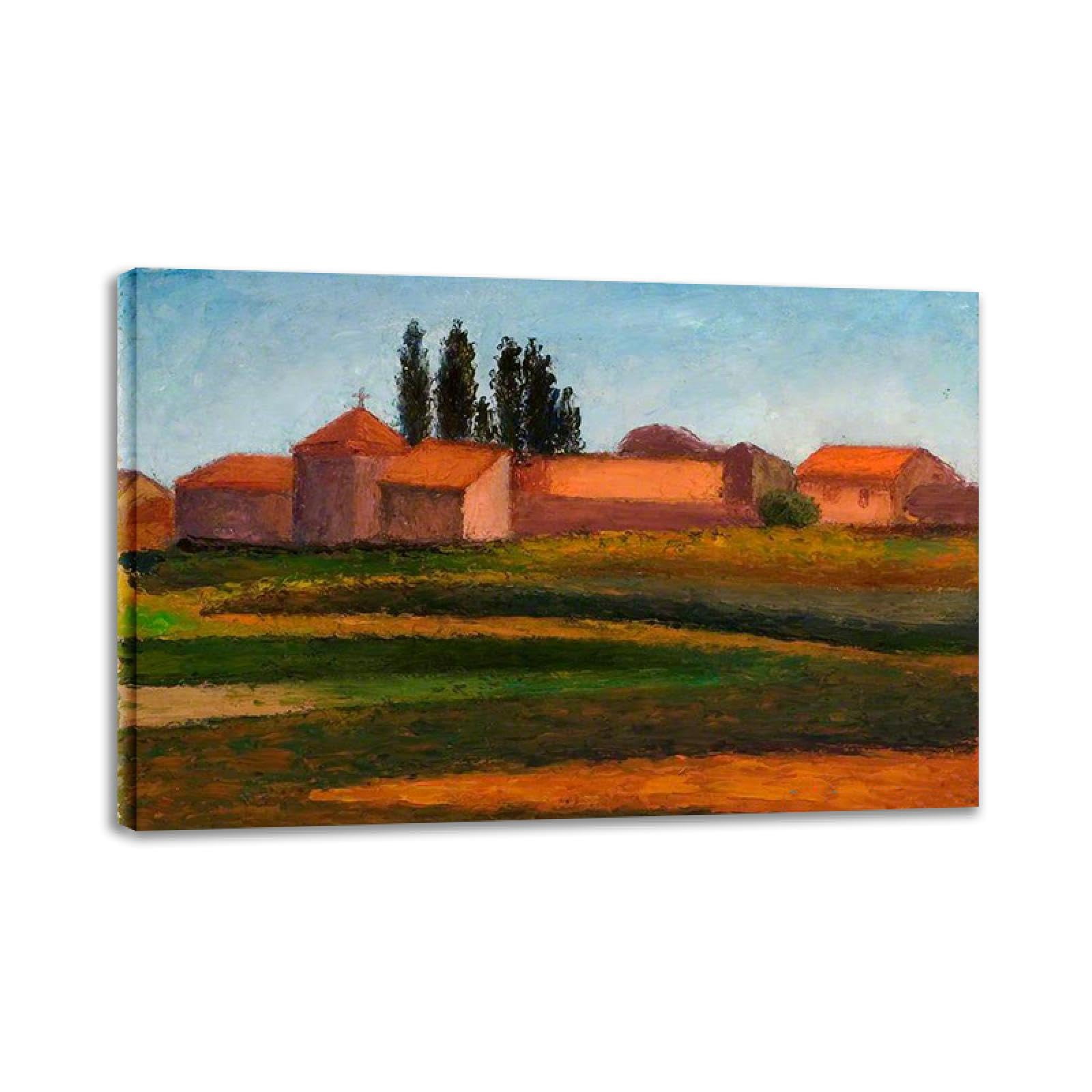 Cypresses by Mark Gertler- Famous Canvas Print- Reproduction of Famous ...