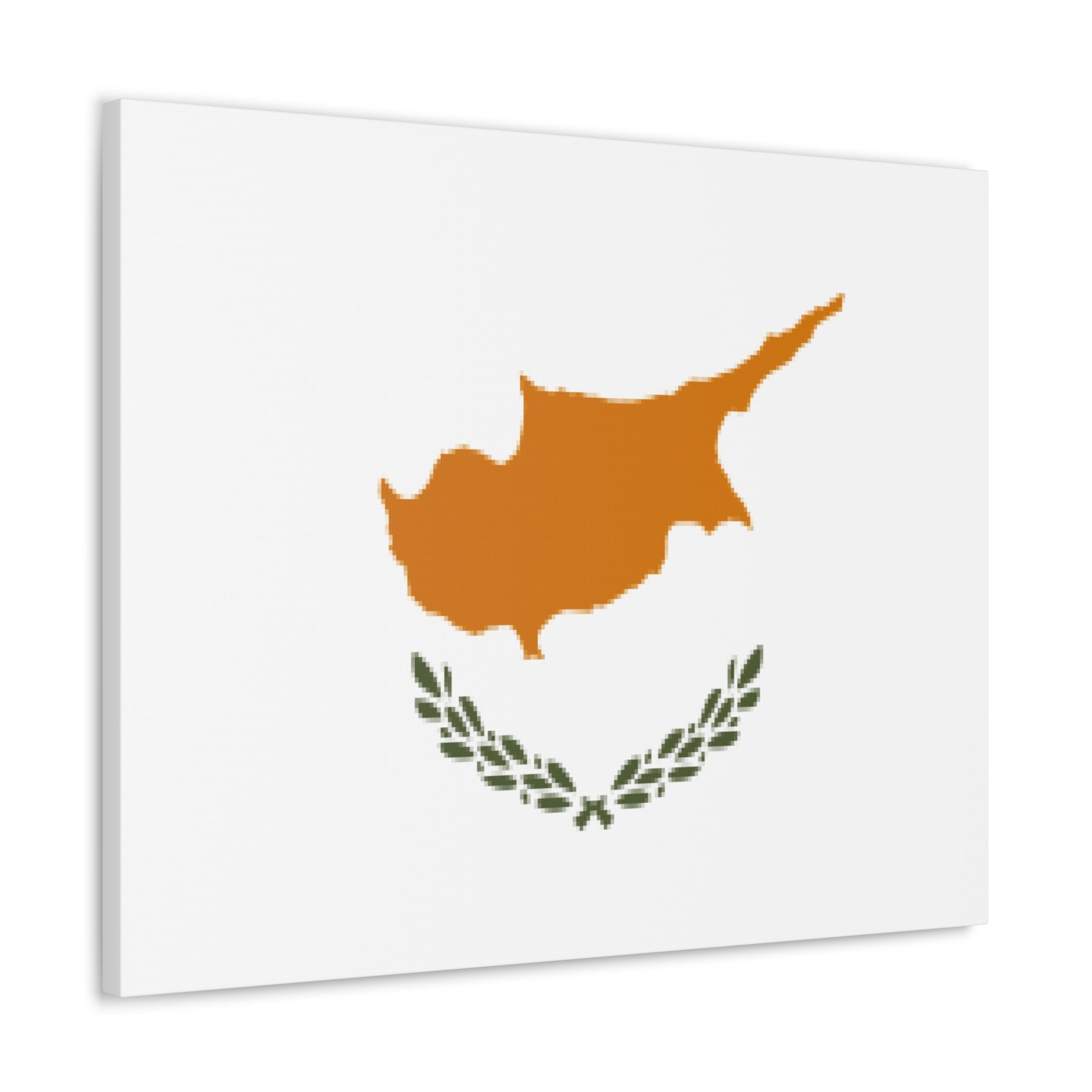 Cyprus Country Flag Canvas Vibrant Wall Art Unframed Home Decor ...