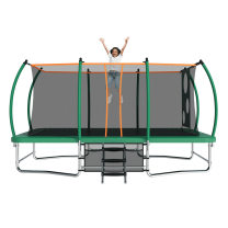 10X16FT Outdoor Rectangle Trampoline for Kids Adults, Large Rectangular ...