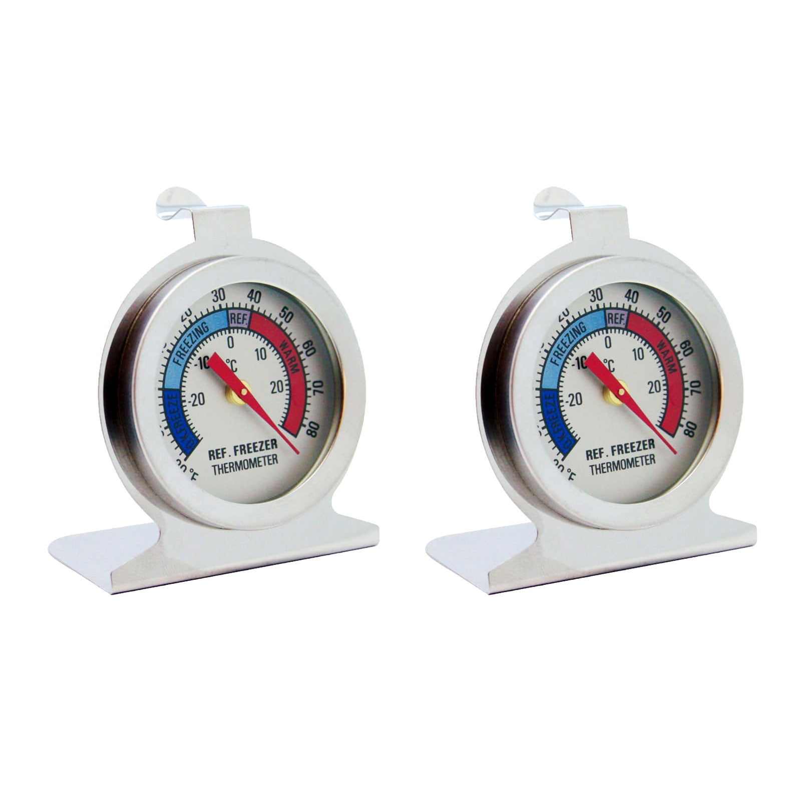 Cyrdddb Refrigerator Thermometer Food Thermometer 2 Pack Refrigerator ...