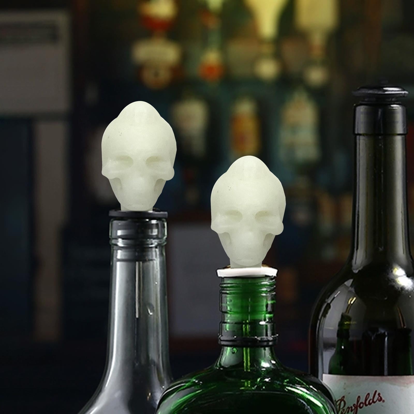 Cyrdddb Wine stopper Head Silicone Red Wine Stopper Household Food ...