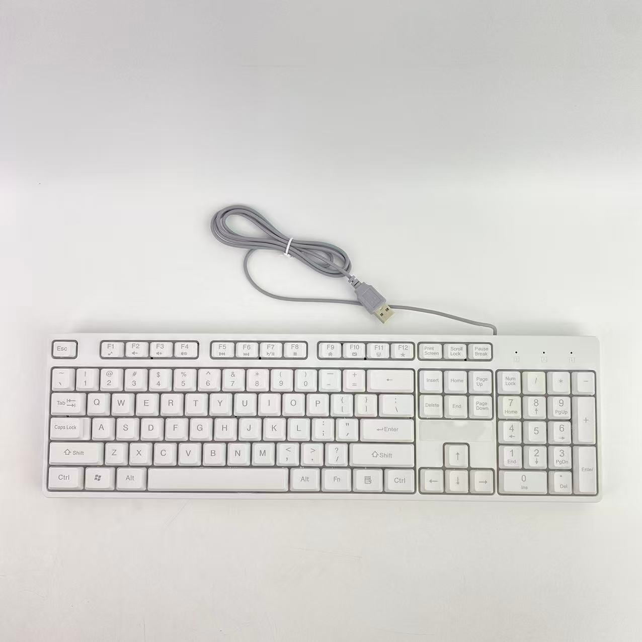 Cyrixteli Computer keypads,WiredQuiet USB Keyboard -14.45x4.76x0.70 ...