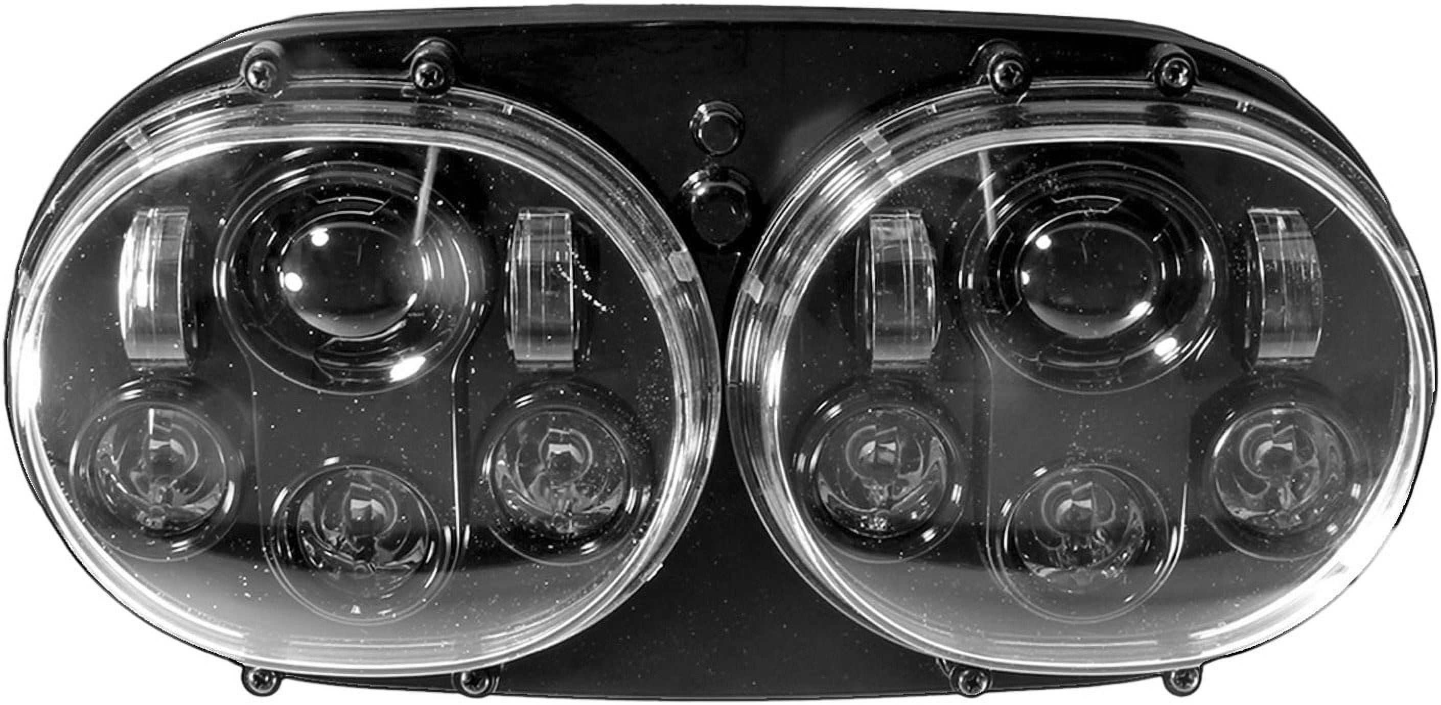 Cyron - ABIG5D-A6K - Headlight Dual Black Road Glide 04-13` - Walmart.com