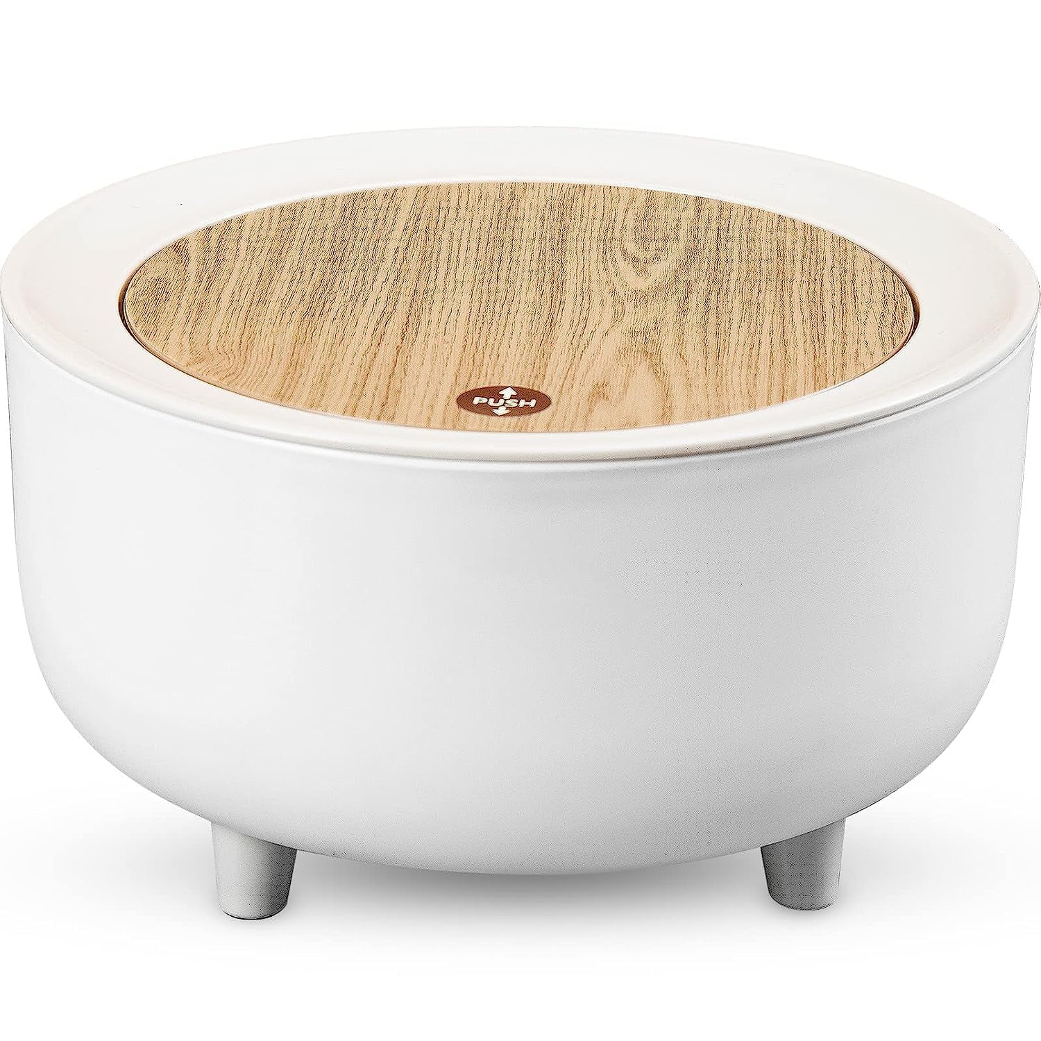 Cyrox Mini Desktop Dustbin With Lid Small Trash Bin Desktop Waste Bin Desktop Mini Creative ...