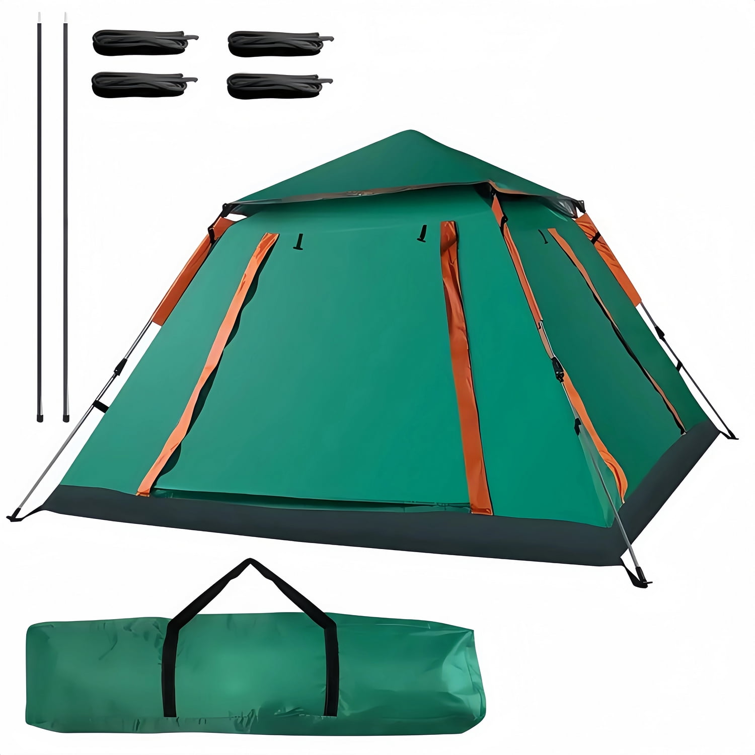 Pop Up Tents for Camping, 3/4 Person, Folding Pop Up Tent - Setup in ...