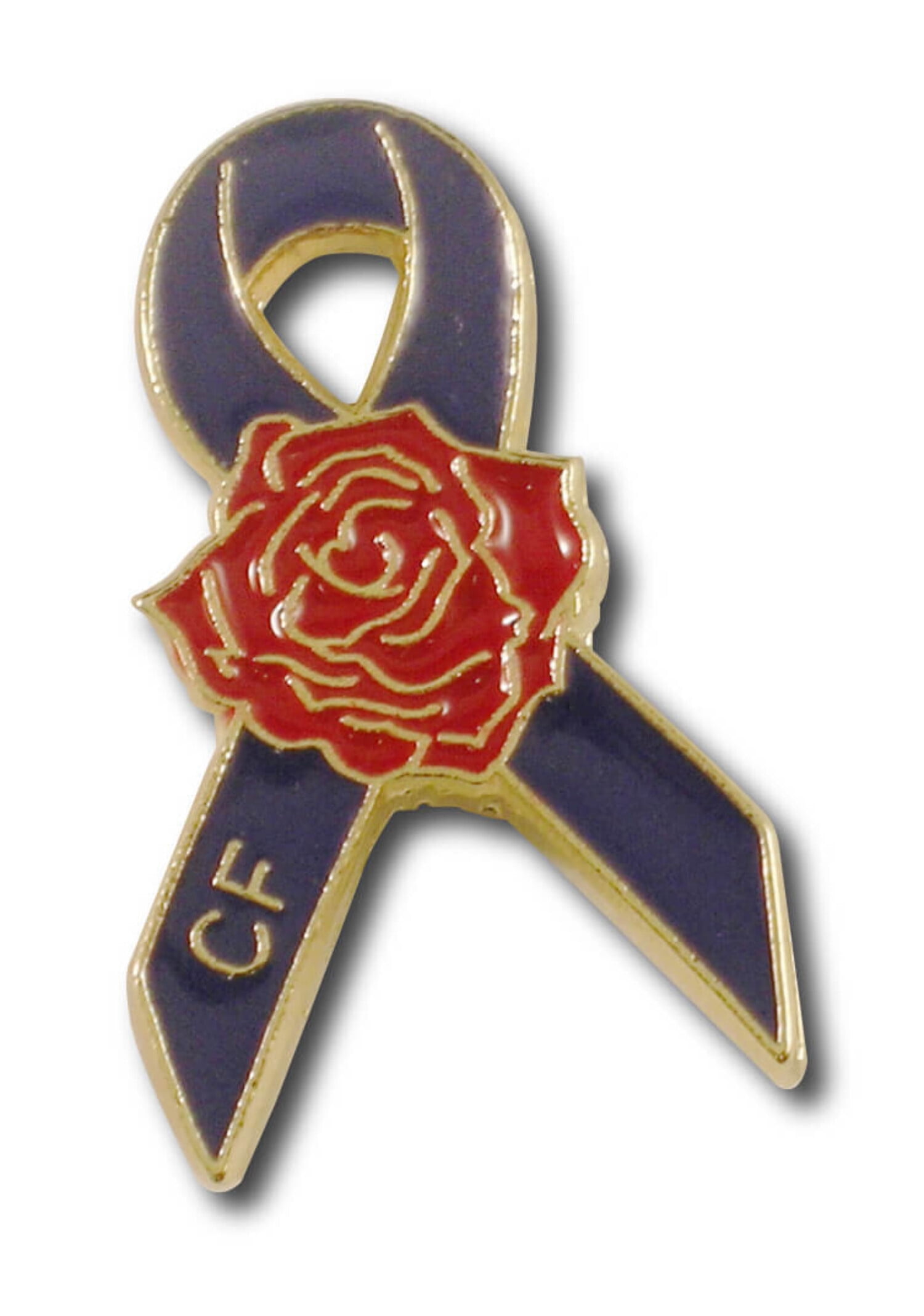 Cystic Fibrosis Awareness RIbbon Pin - Walmart.com