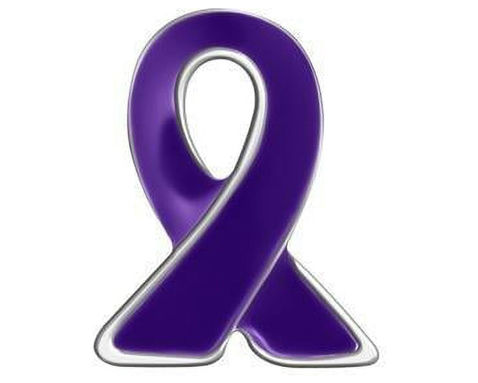 Cystic Fibrosis Awareness Ribbon Pins - Walmart.com