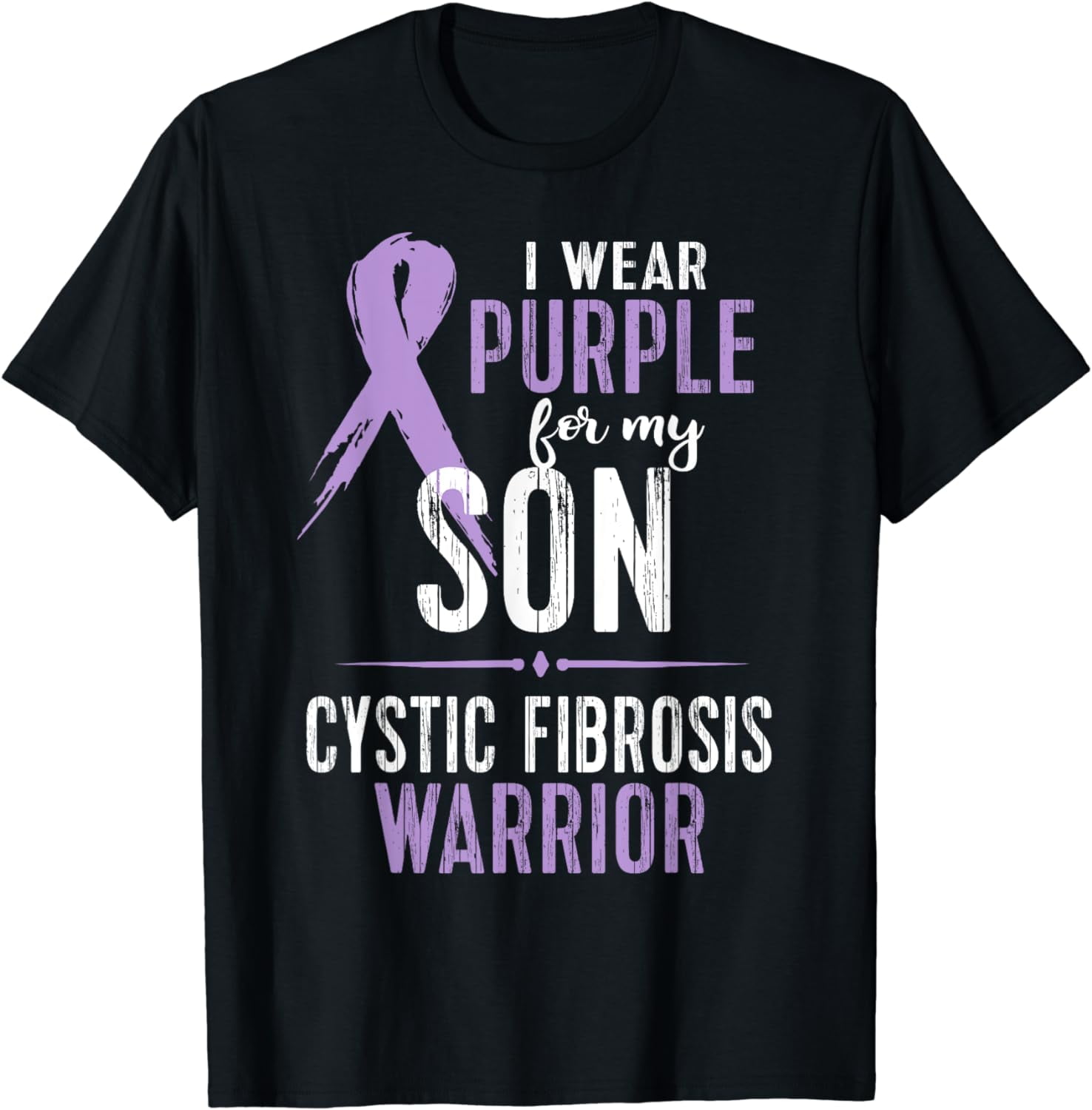 Cystic Fibrosis Awareness Shirt My Son CF Warrior Tee - Walmart.com