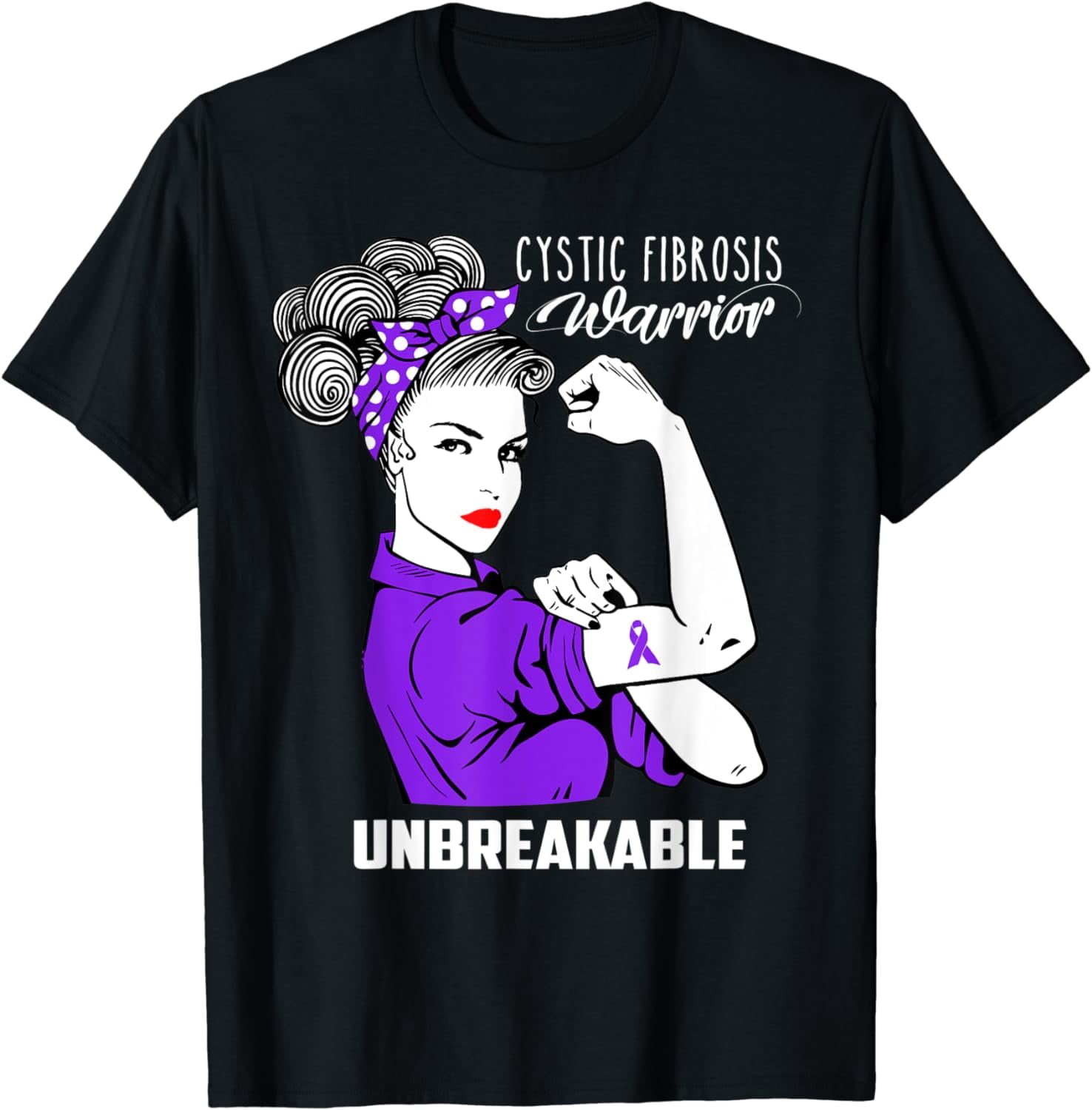 Cystic Fibrosis Warrior Unbreakable Shirt Awareness Gift - Walmart.com