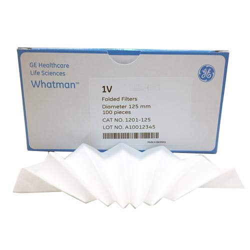 Cytiva 1201-150 Whatman Qualitative Folded Filter Paper, Fluted, Grade ...