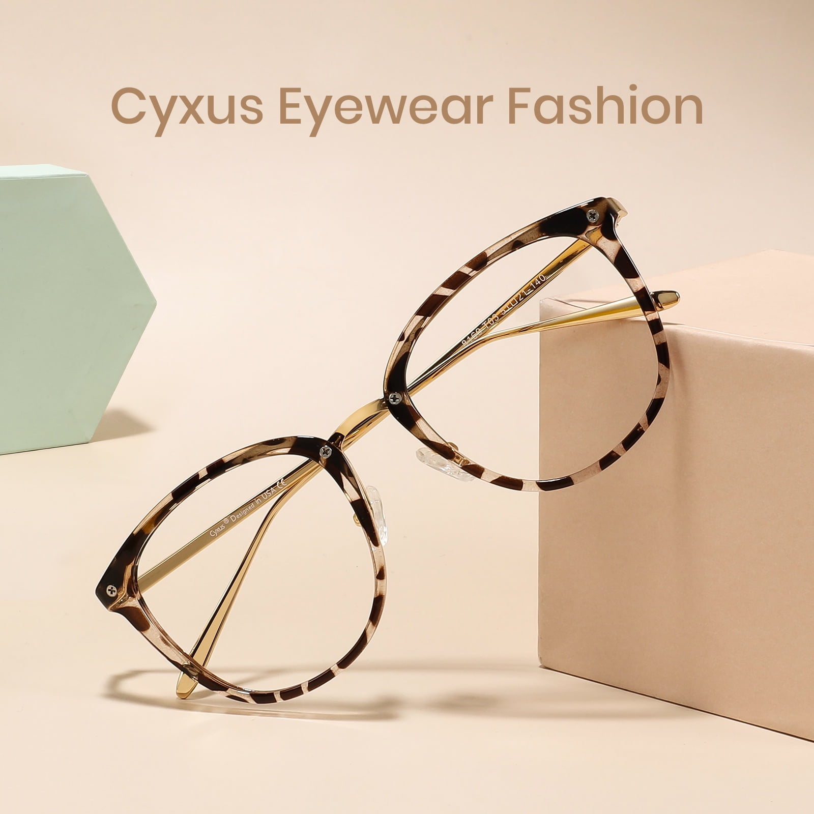 Cyxus Blue Light Glasses For Women Light Blue Light Blocking Eyeglasses ...