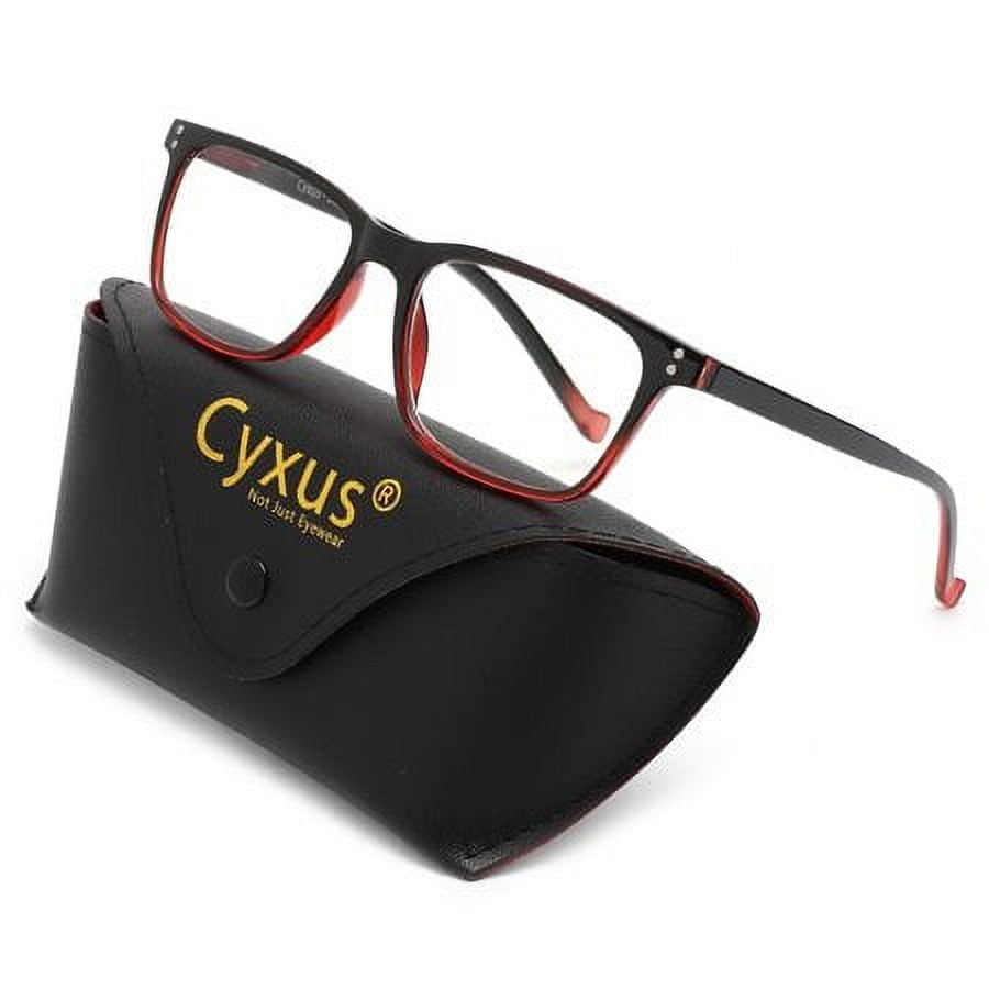 Cyxus Square Reading Glasses 1.0 Blue Light Glasses Anti UV Women Men ...
