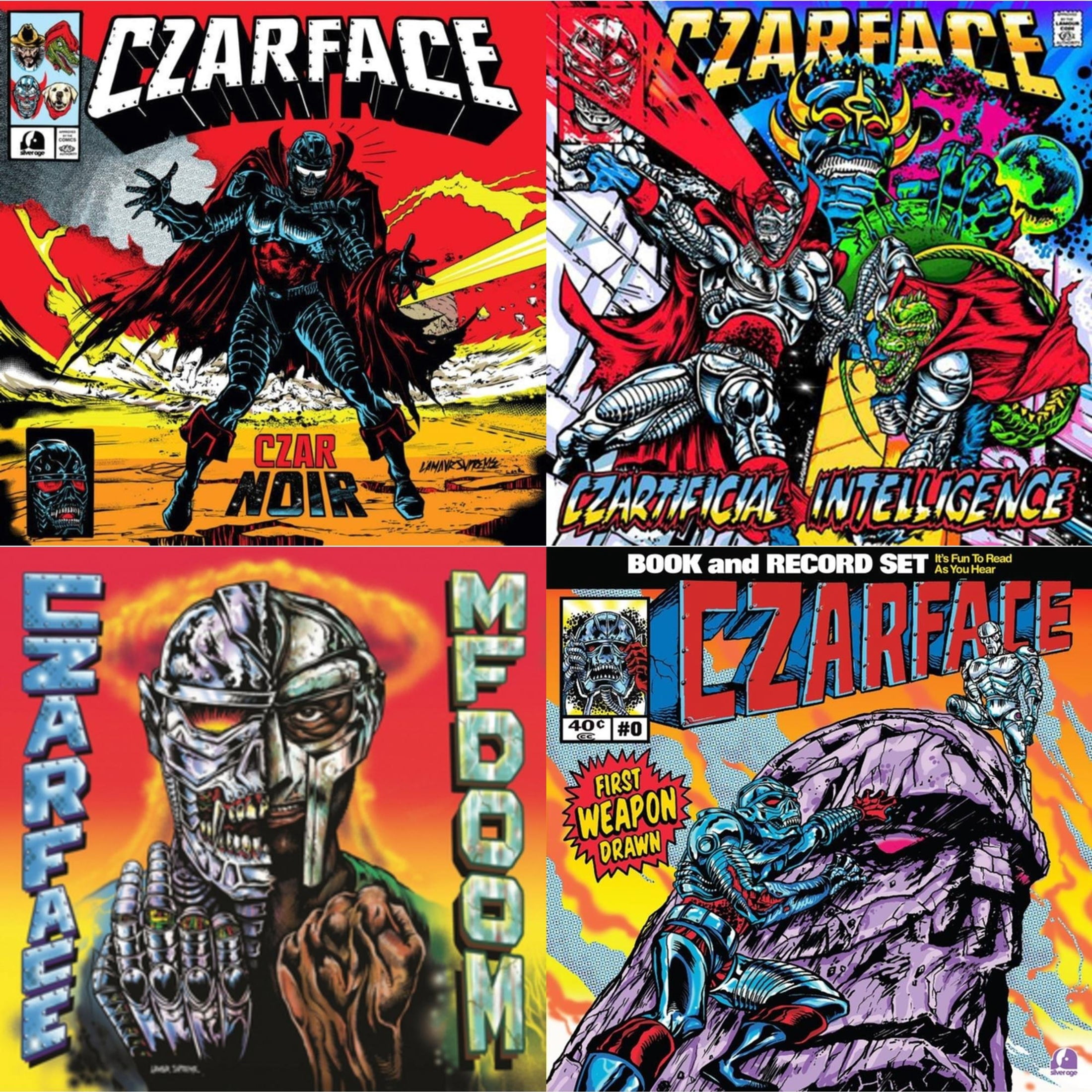 Czar Noir (Red/White LP Vinyl) & Czartificial Intelligence & Czarface ...