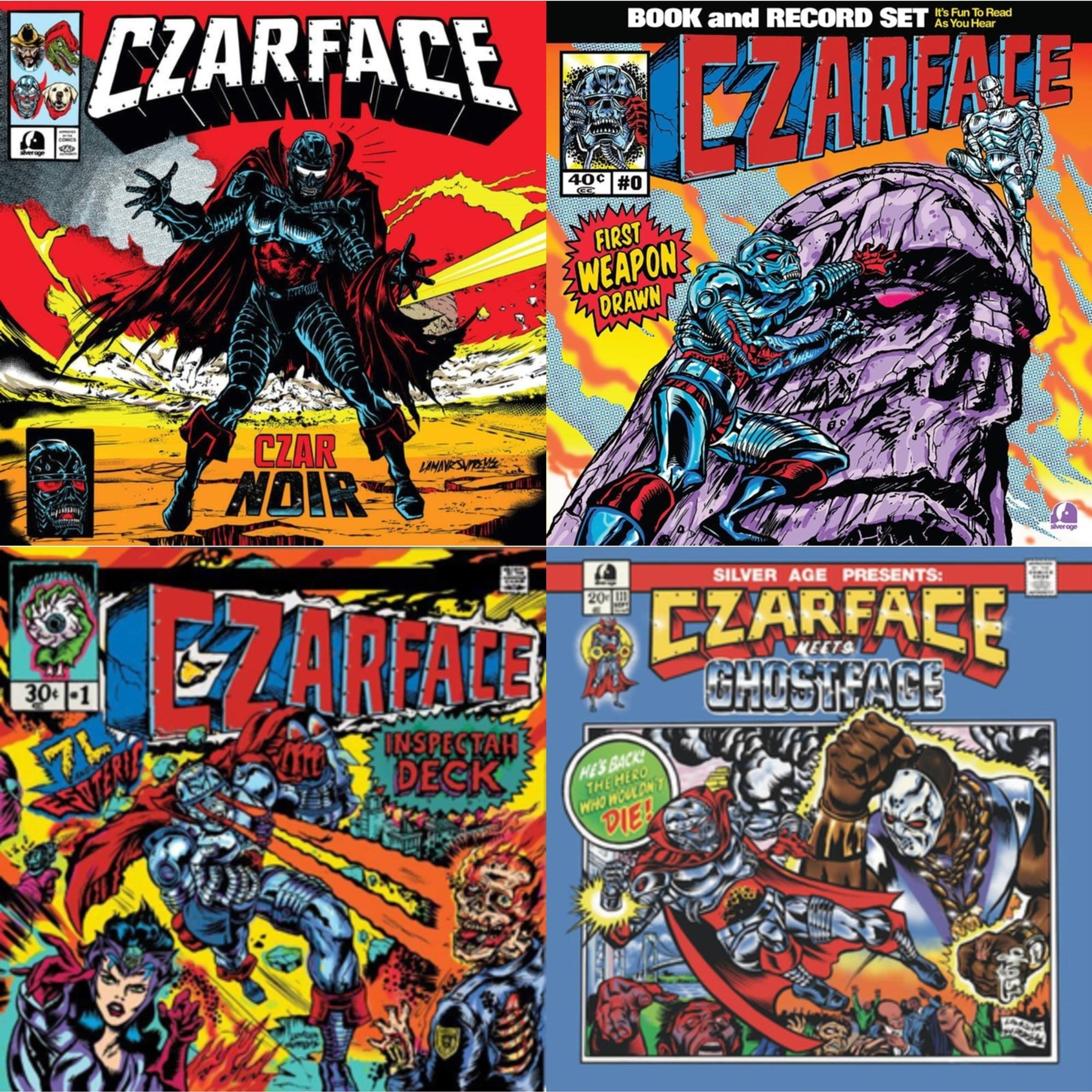 Czar Noir (Red/White LP Vinyl) & First Weapon Drawn (Sky Blue LP Vinyl ...