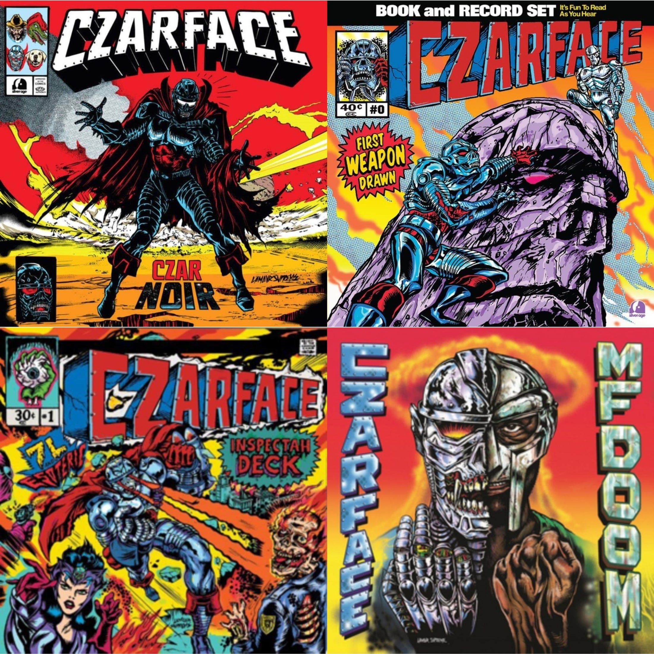 Czar Noir (Red/White LP Vinyl) & First Weapon Drawn (Sky Blue LP Vinyl ...