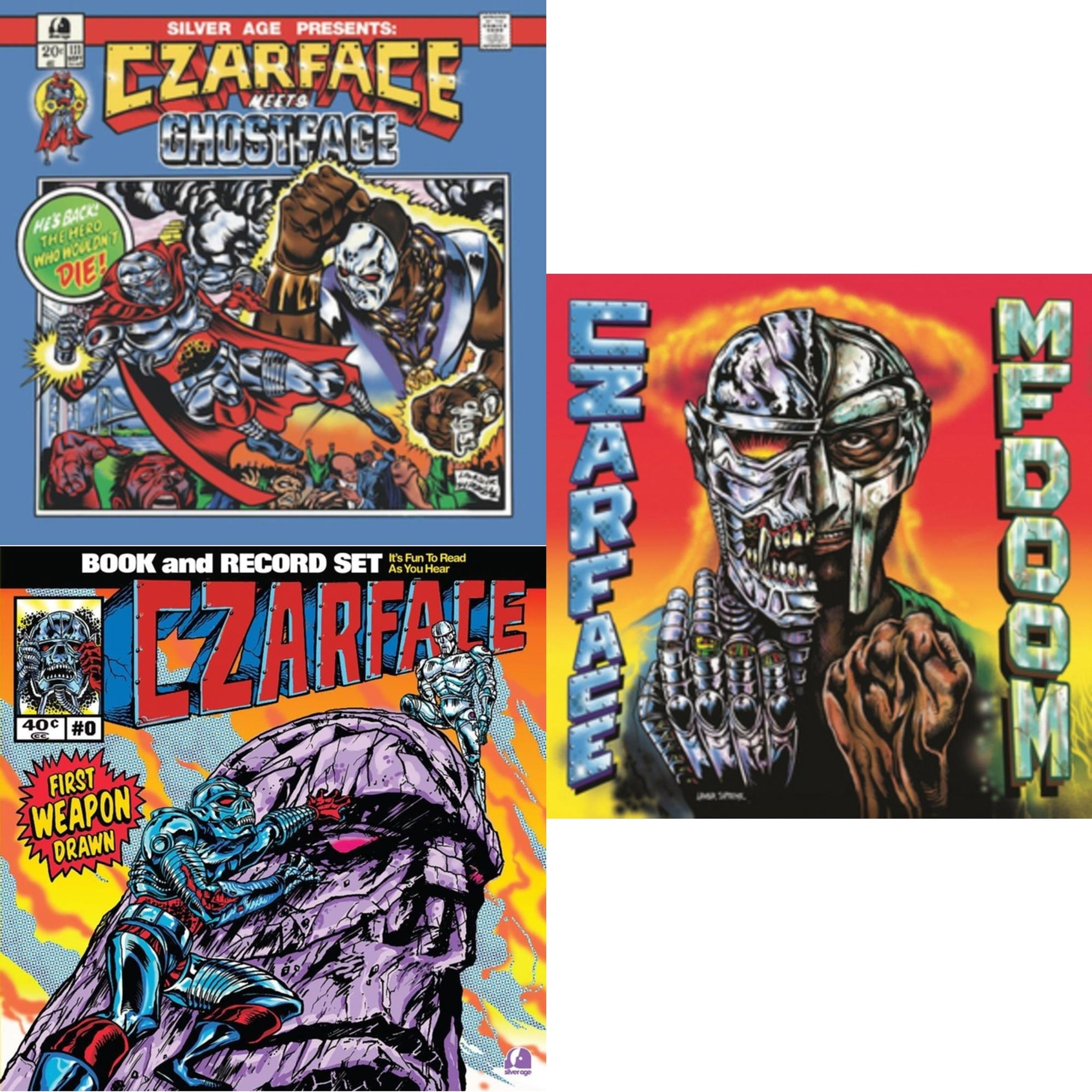 Czarface Meets Ghostface & First Weapon Drawn (Sky Blue LP Vinyl ...
