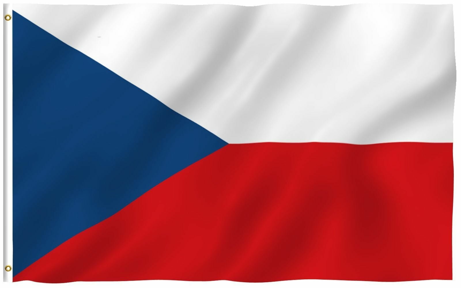 Czech Flag Czech Republic National Banner Polyester 3x5 Foot Country ...
