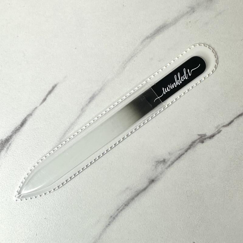 Czech Glass Nail File - Smooth and Precise Finish for Manicure and ...