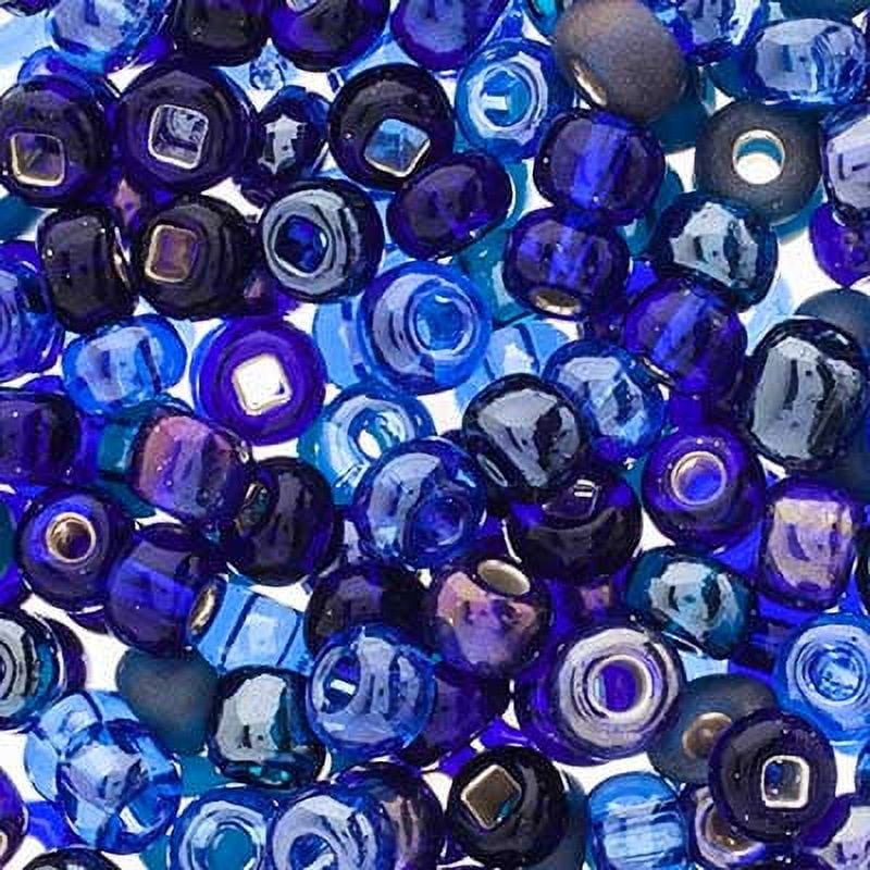 Czech Glass Seed Beads 2/0 Cobalt Mix Bead for Jewelry Making Crafts ...