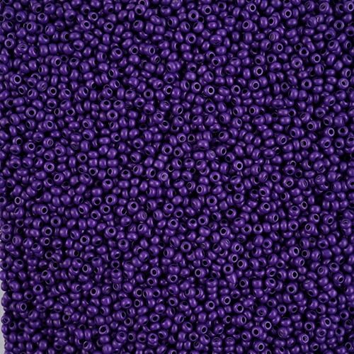 John Bead Czech Seed Beads 10/0 Terra Intensive Purple Matte, 500g ...