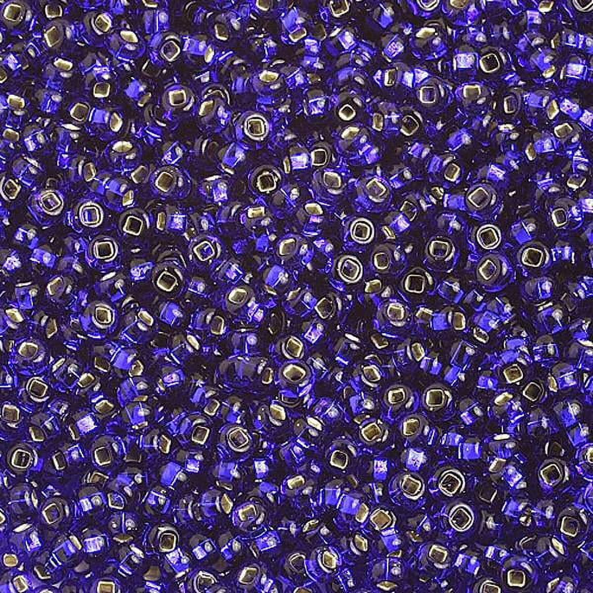 Czech Seed Beads 40Gr 10/0 S/L Royal Blue - Walmart.com