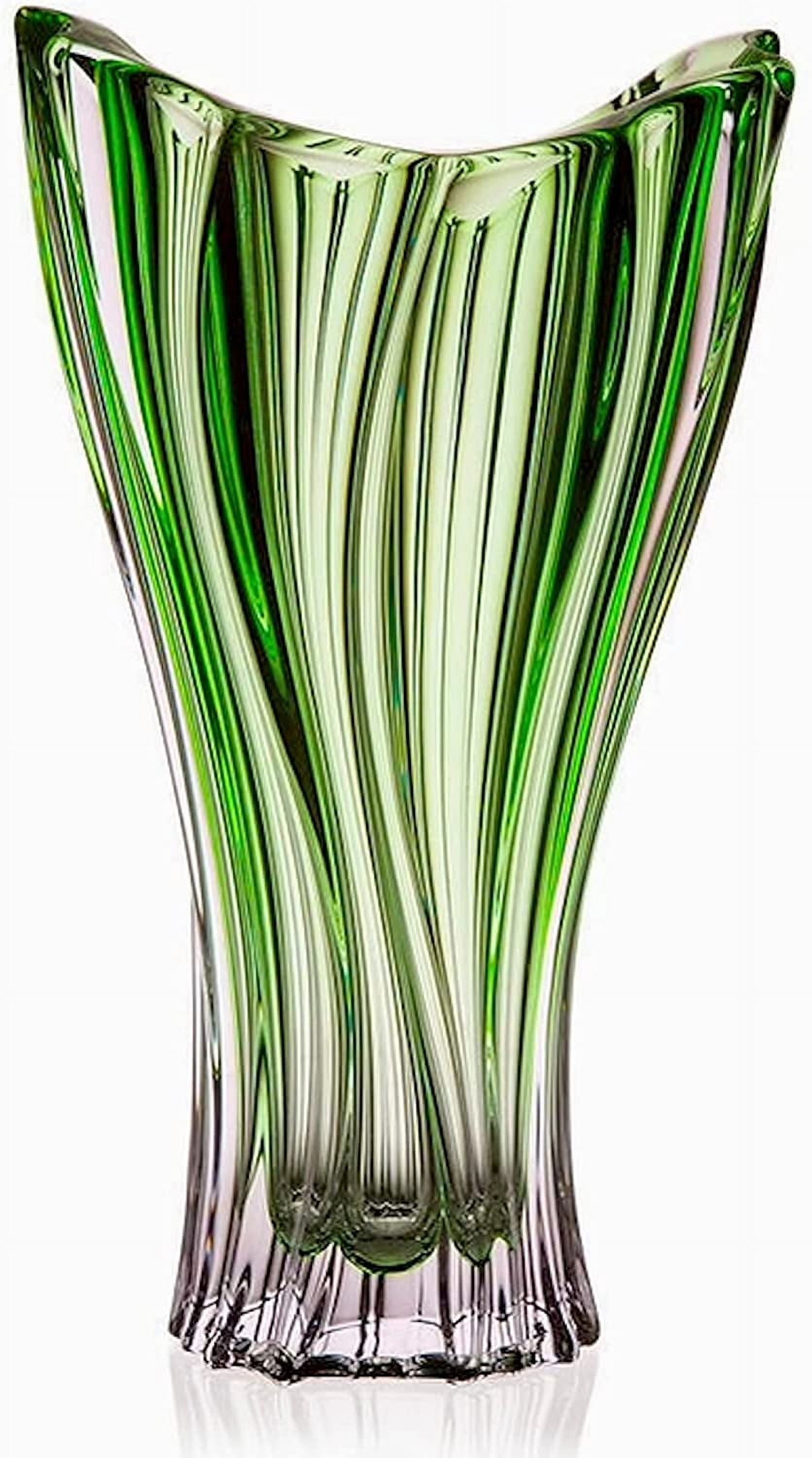 Czech Vase 12" Crystal Glass,Bohemia Crystal,Flower Vase,Home Decor ...